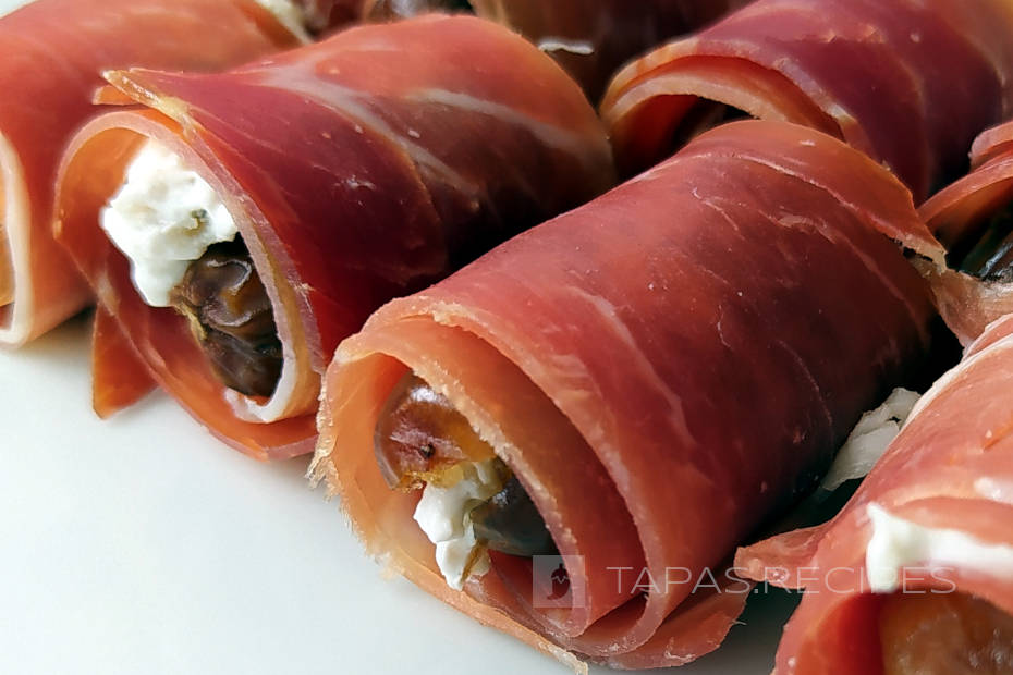 Appetizer with Jamón and Dates