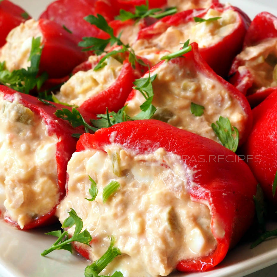 Tuna-Stuffed Piquillo Peppers